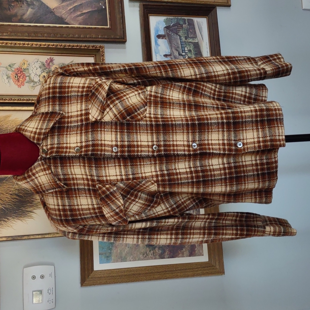 1950s California Male Flannel Jacket - Gem